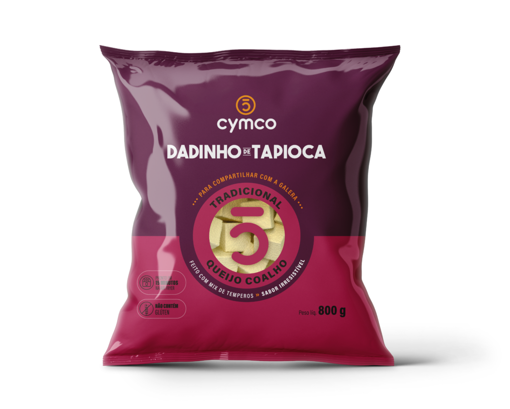 Embalagem 800g-Dadinho de Tapioca - Cymco Alimentos